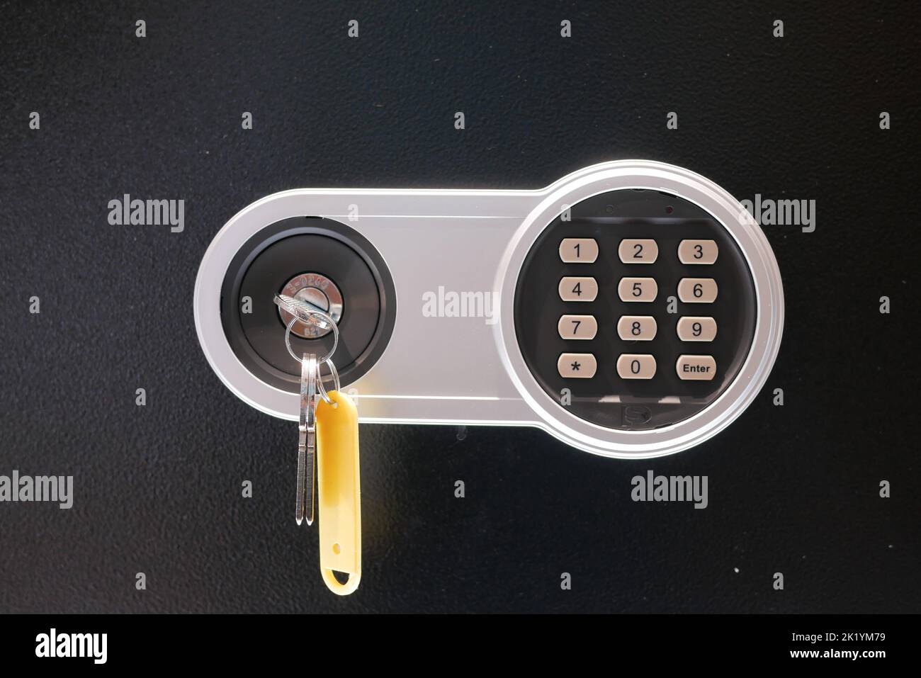 Safe dial lock close up background Stock Photo - Alamy