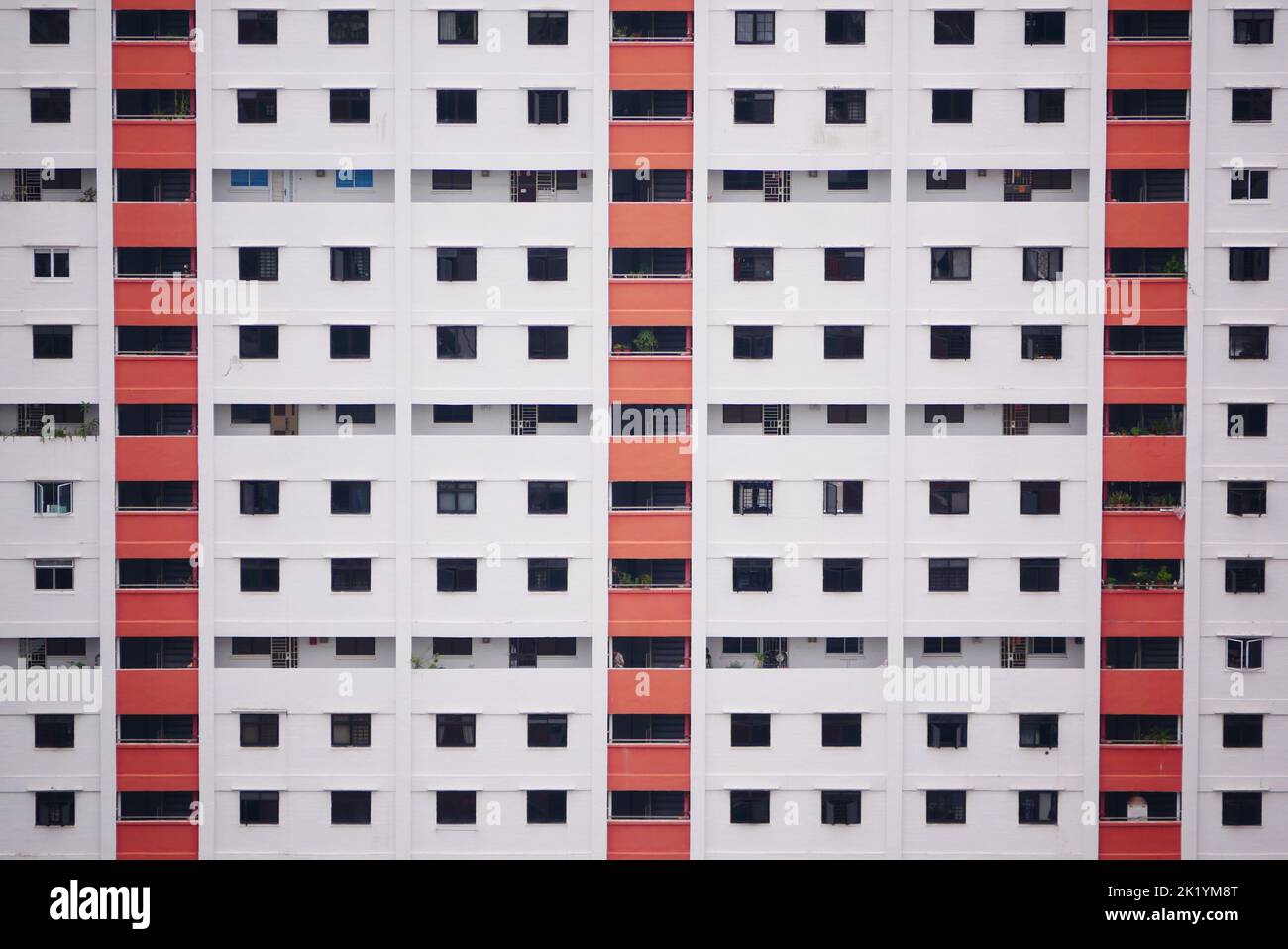 block shape singapore residential buildings Stock Photo - Alamy