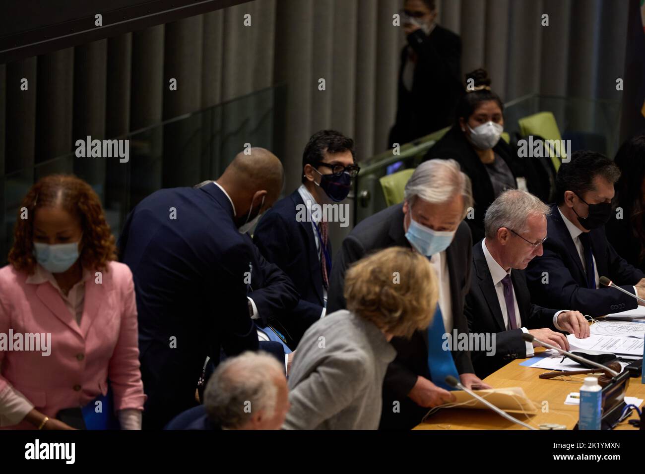 New York, NY, USA. 21st Sep, 2022. Ms. Ilze Brands Kehris, (l ...