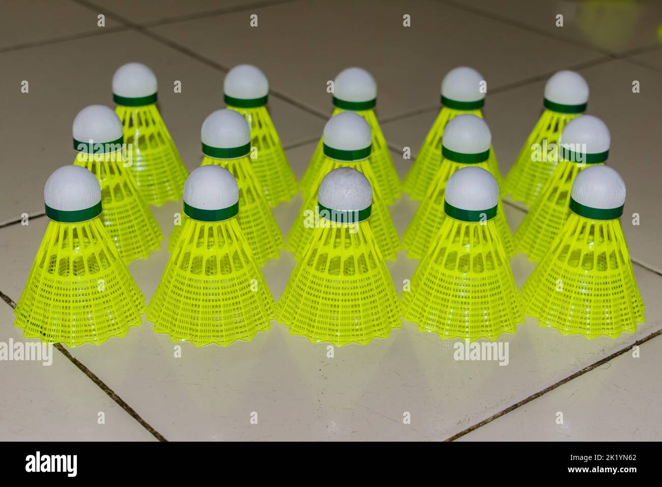 Plastic Badminton Ball,Yellow Ball,On Black Background,Texture Stock ...