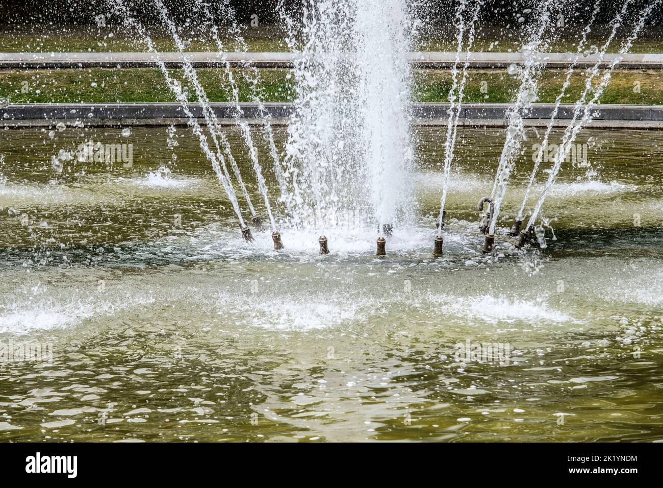 Water jet - representation of climate changing using representation of ...