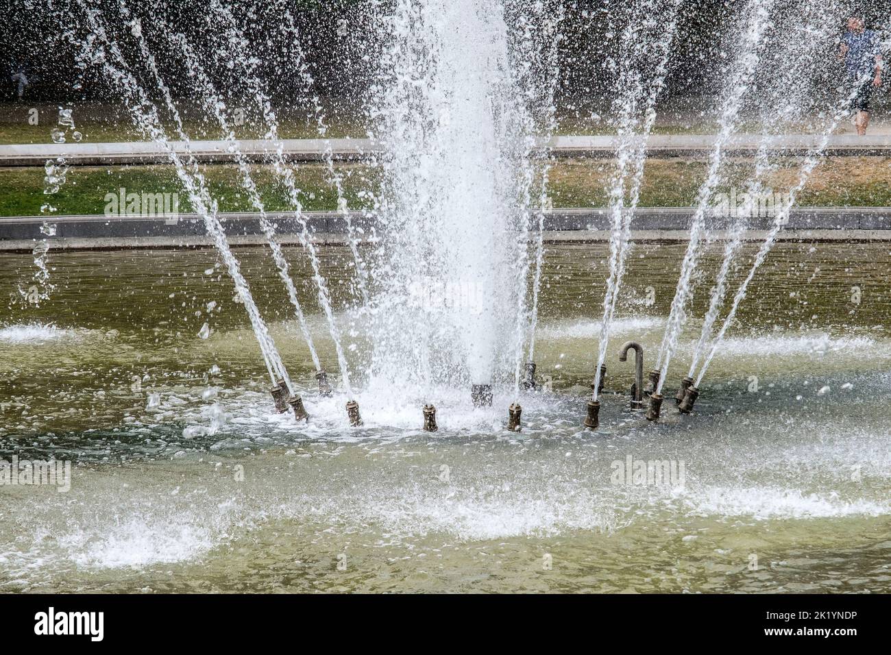 Water jet - representation of climate changing using representation of ...