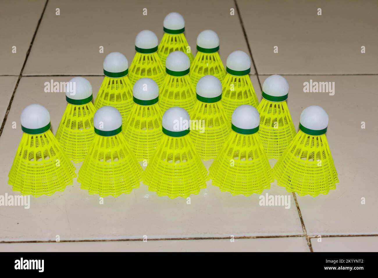 Plastic Badminton Ball,Yellow Ball,On Black Background,Texture Stock ...
