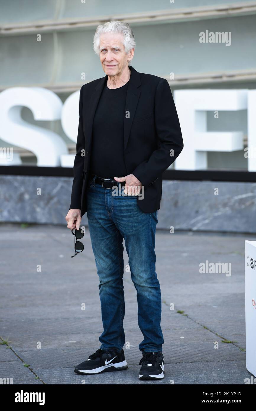 San Sebastian, Spain. 21th September 2022. David Cronenberg attends ...