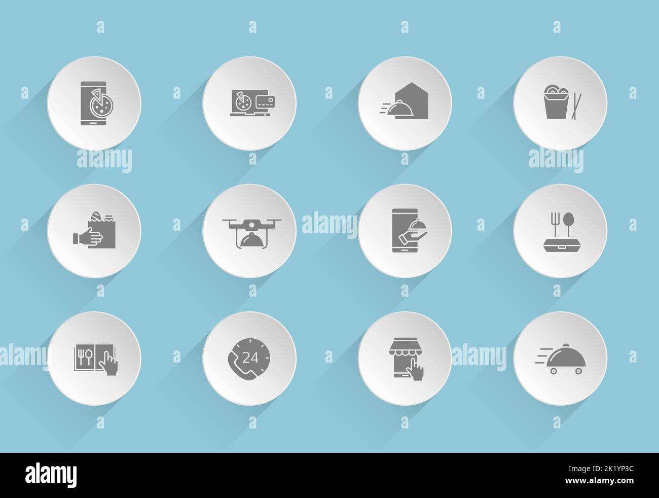 Food ui icons Stock Vector Images - Alamy