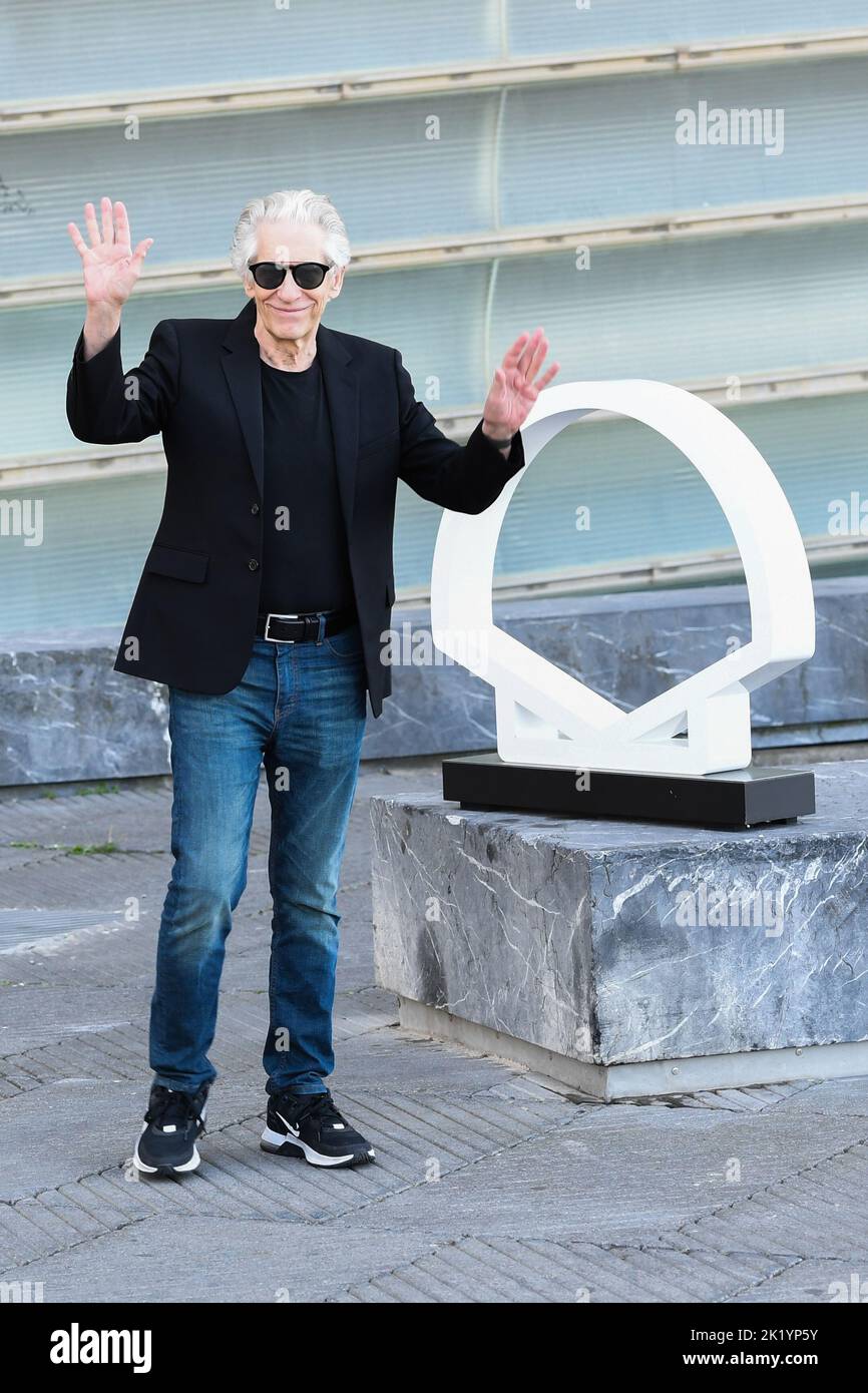 San Sebastian, Spain. 21th September 2022. David Cronenberg attends ...