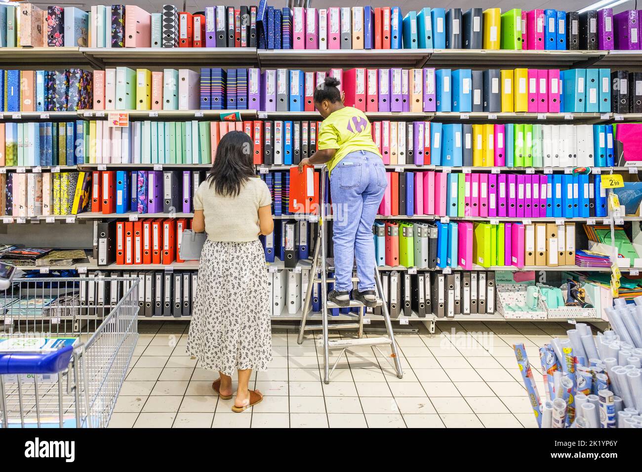 Lest hours to find and buy the school supplies ordered by the schools ...