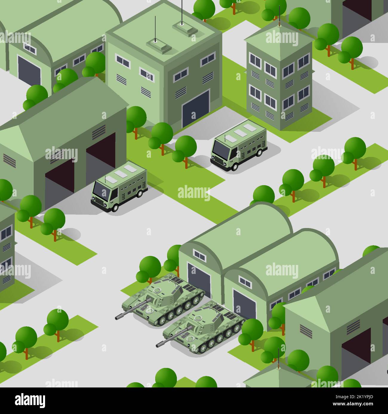 Background 3D illustration army armed troop isometric armed military Stock Vector Image & Art ...