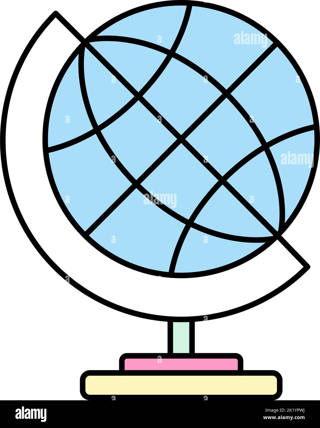 Earth planet globe vector geography map icon Stock Vector Image & Art ...