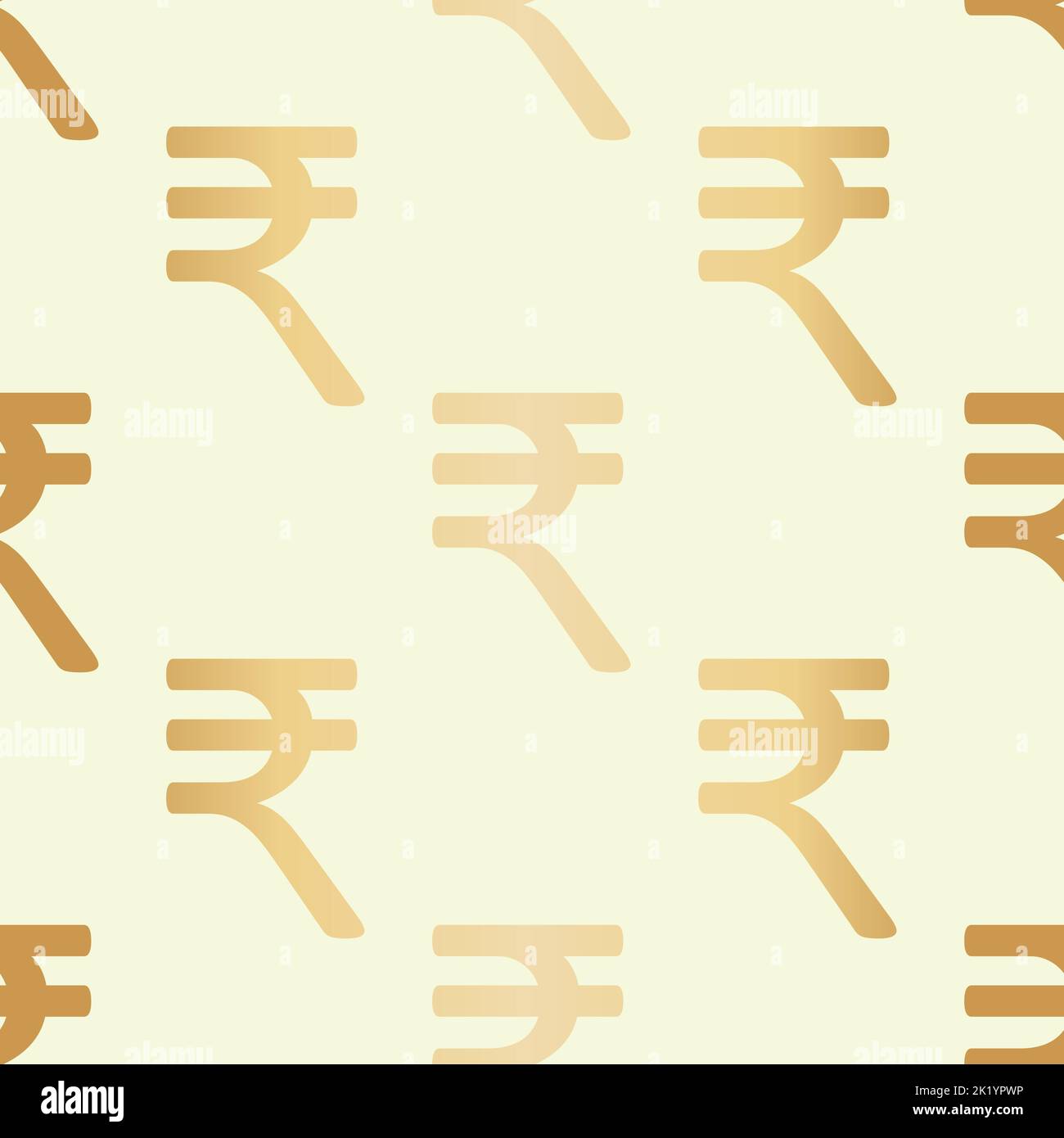 Indian rupee symbol vector pattern seamless background. Gold foil ...