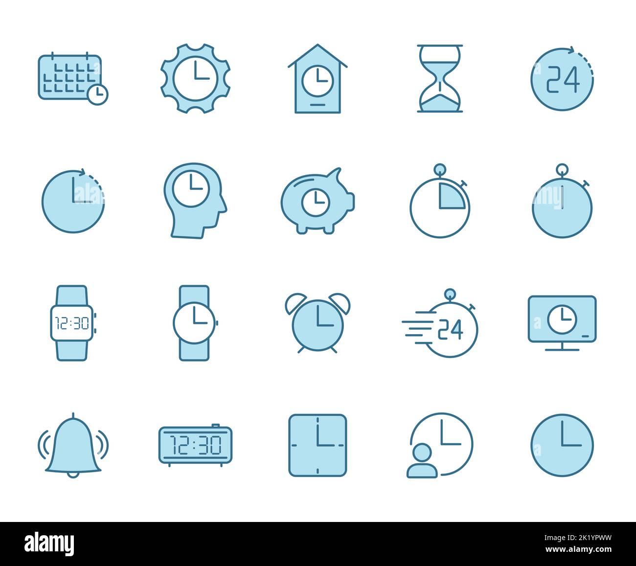 24 colors set Cut Out Stock Images & Pictures - Alamy