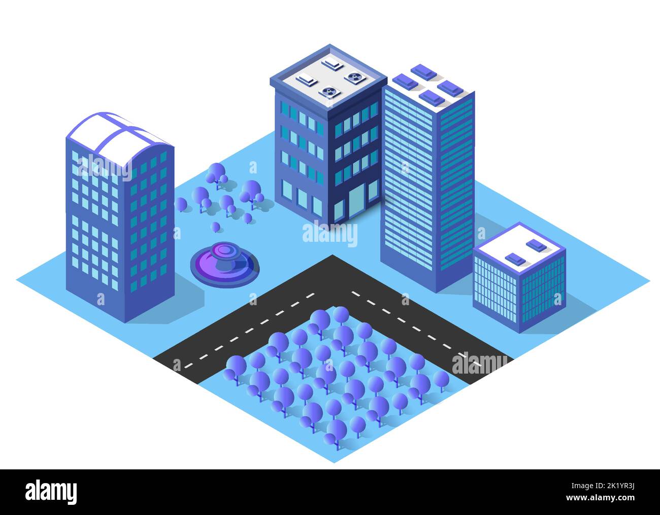 Suburban zone Stock Vector Images - Alamy