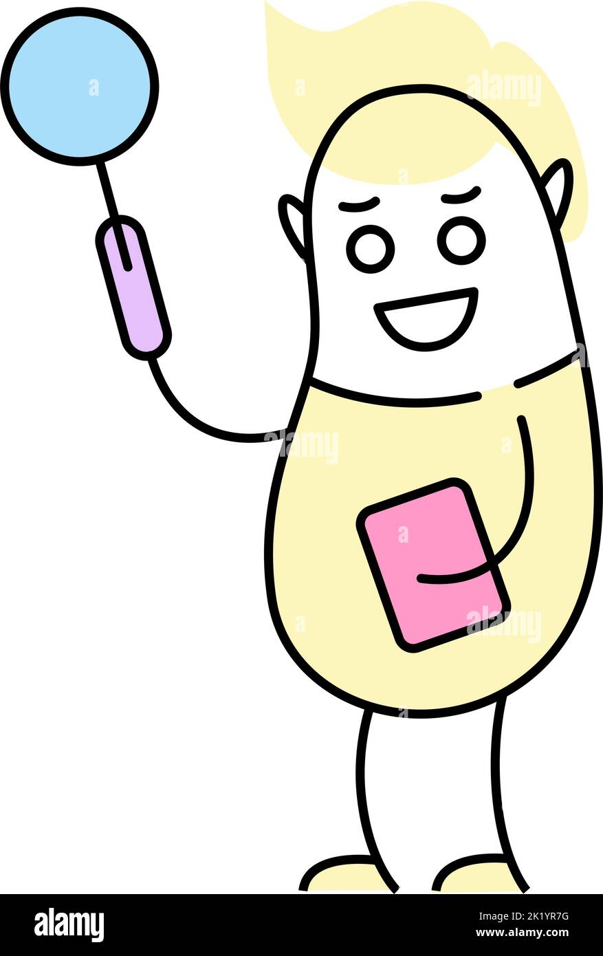 Analytical person Cut Out Stock Images & Pictures - Alamy