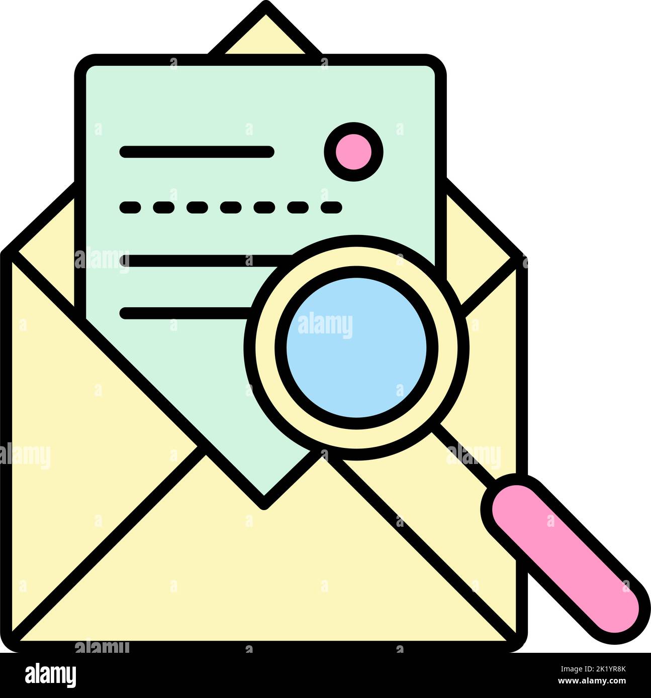 Paper under glass Stock Vector Images - Alamy