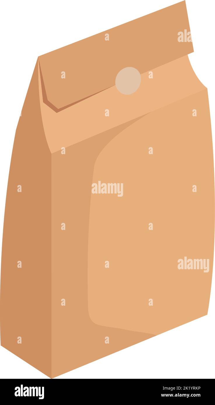 food paper bag takeaway Stock Vector Image & Art - Alamy