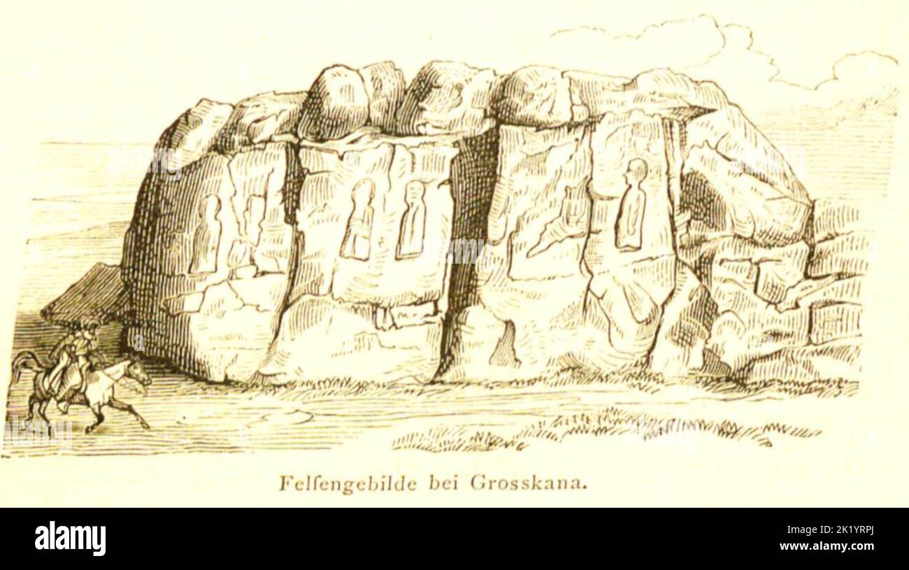 1879 illustration by German explorer Johann Nepomuk Sepp of "Grosskana ...