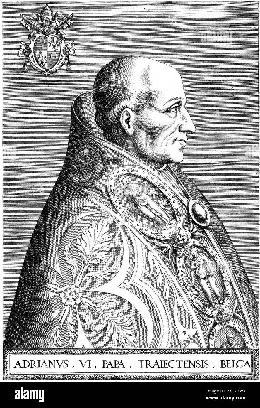 Portrait of Pope Adrian VI (1568 Stock Photo - Alamy