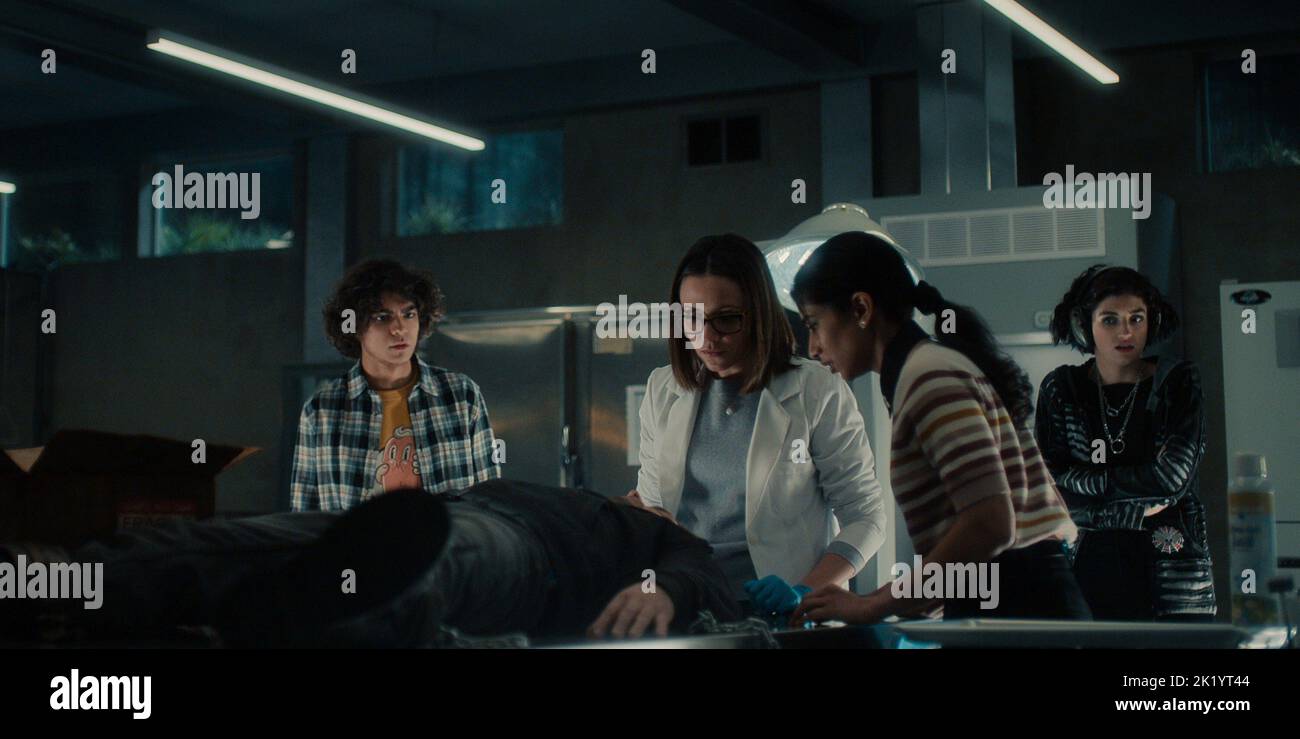 THE IMPERFECTS, from left: Inaki Godoy, Italia Ricci, Rhianna Jagpal ...