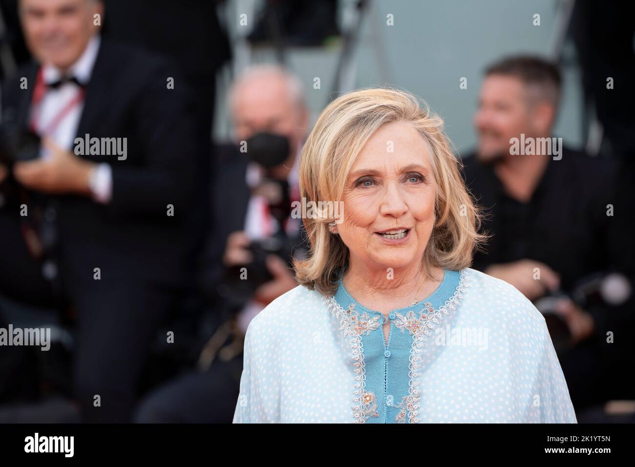 Lido di Venezia, Italy, August 31,2022 - Hillary Clinton attend at red ...