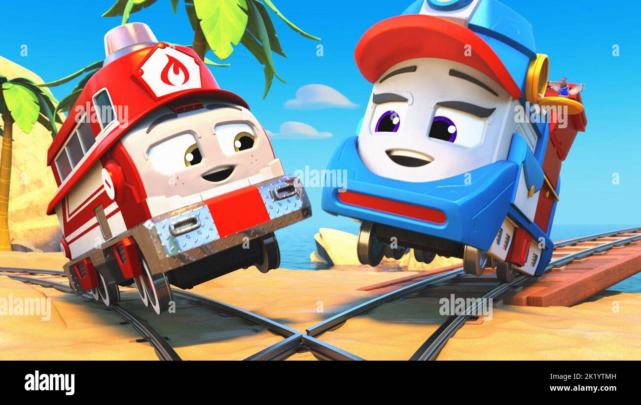 MIGHTY EXPRESS, from left: Flicker (voice: Ian Ho), Mandy Mail (voice ...