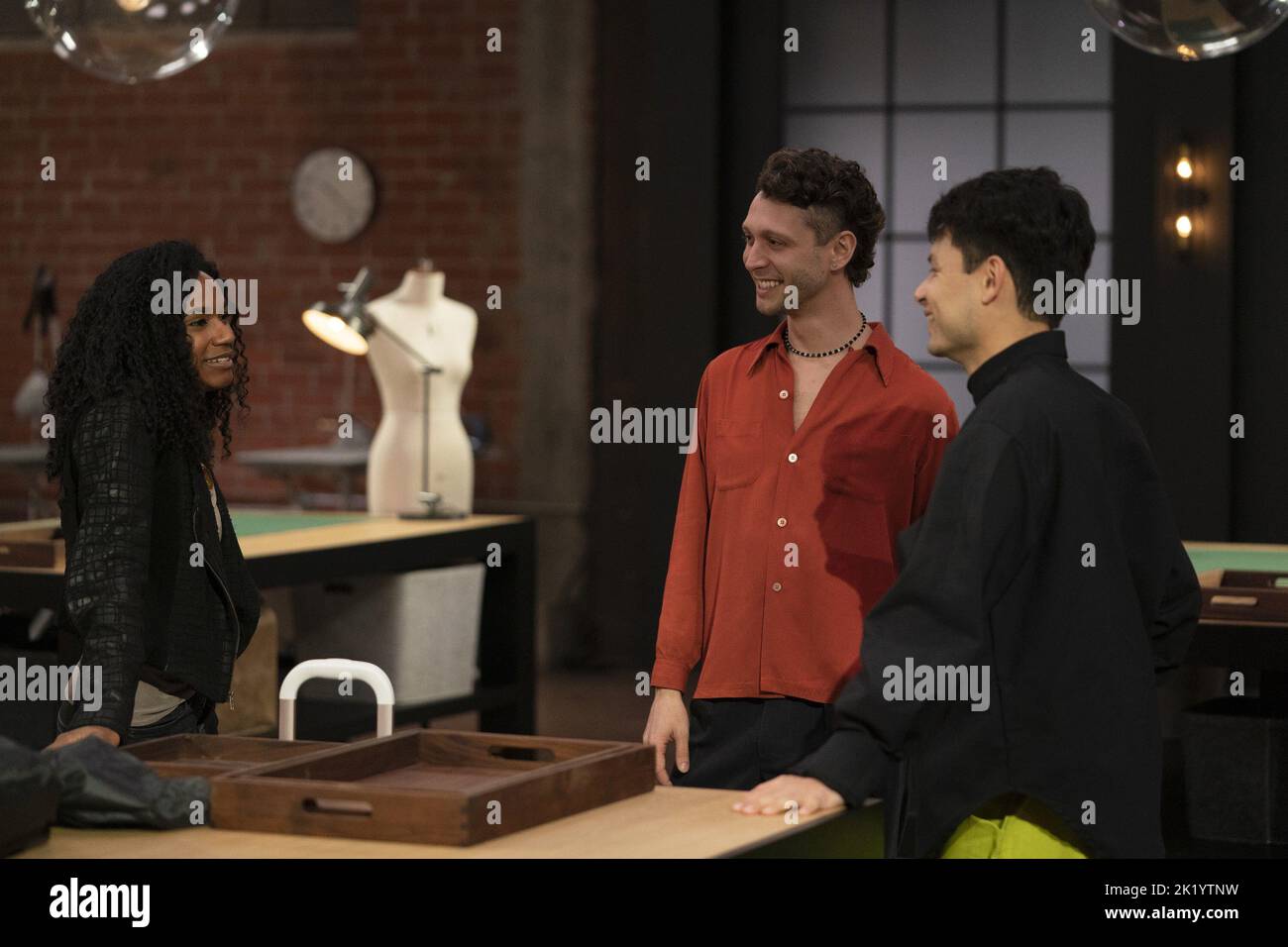 MAKING THE CUT, from left: designers Jeanette Limas, Curtis Cassell ...