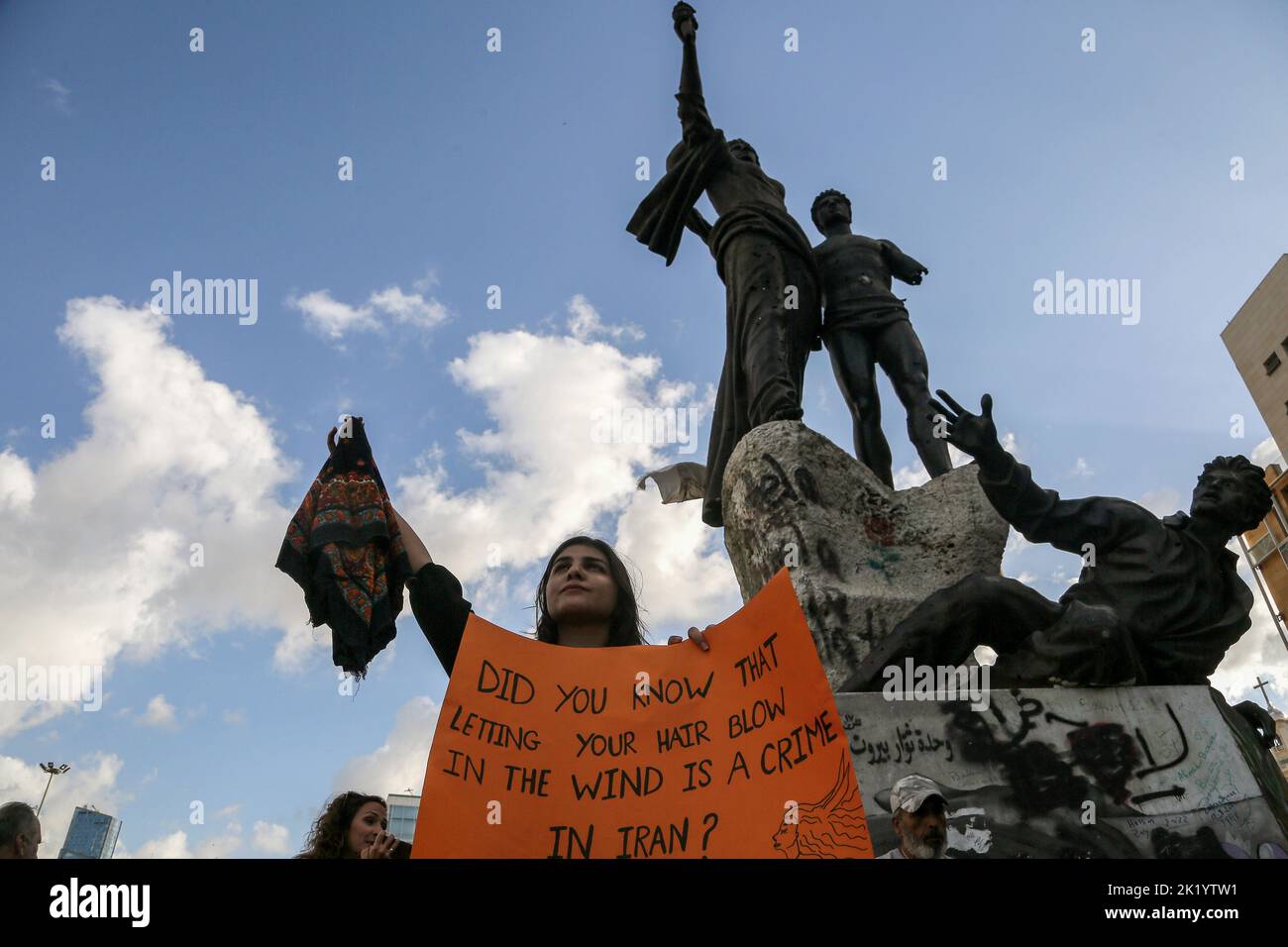 22 iranian women mahasa amini hi-res stock photography and images - Alamy