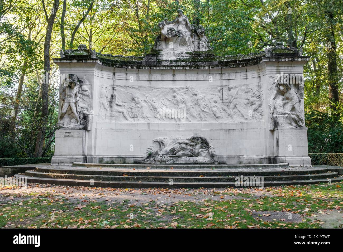 Marks of the belgian colonial past in the public area as in the ...