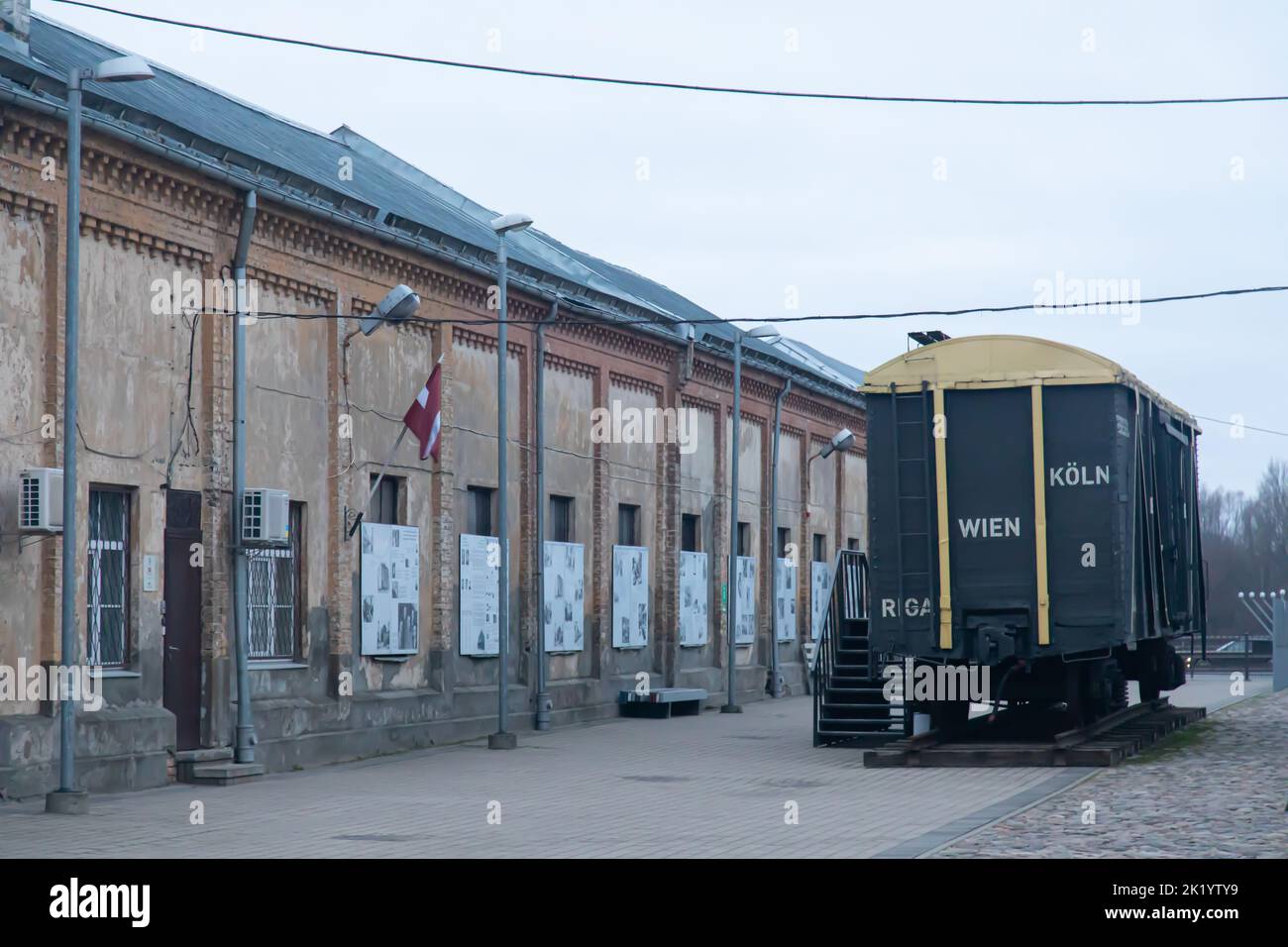 Riga, Latvia - January 1, 2019: Jewish holocaust museum in Riga moscow ...