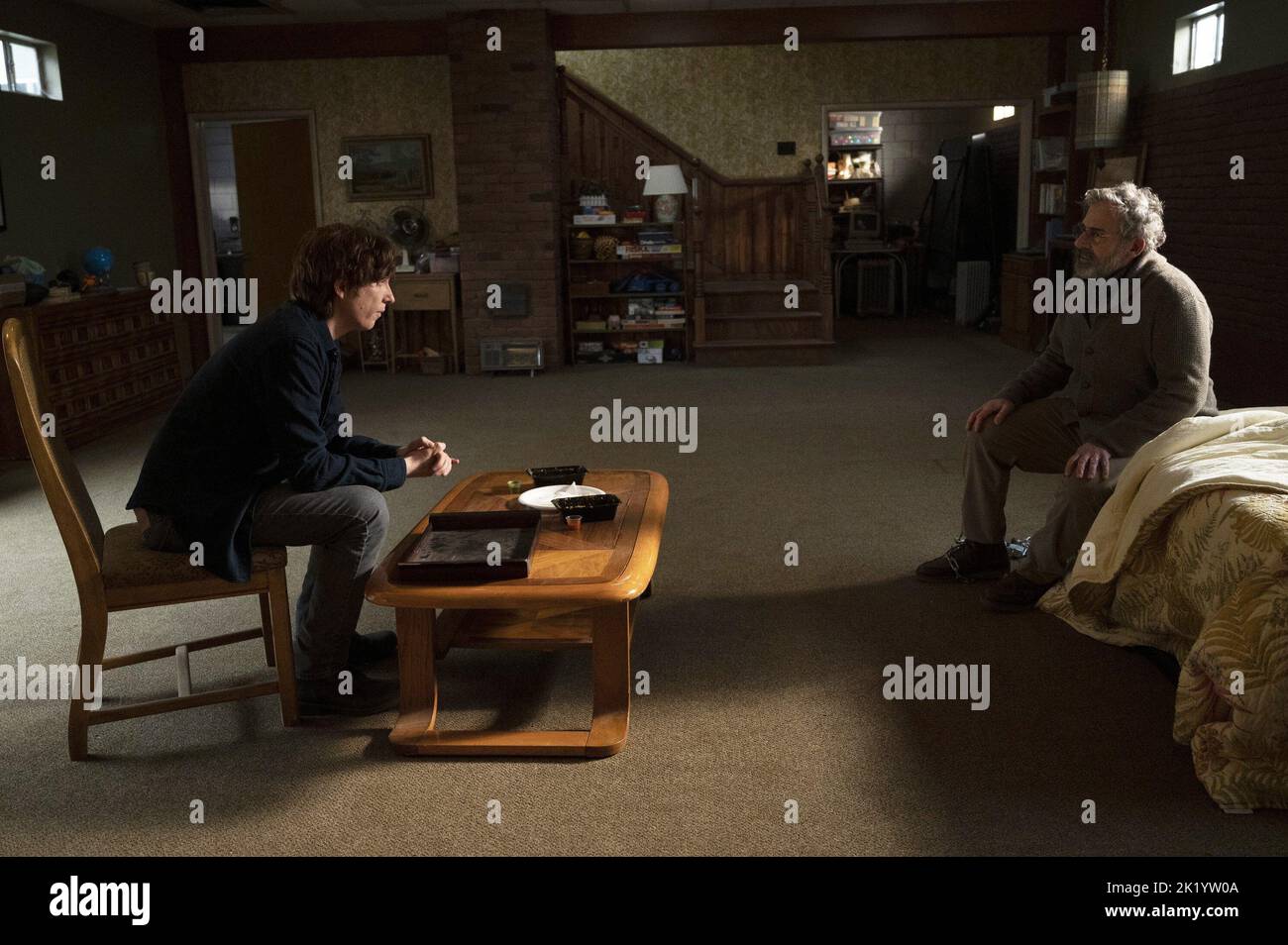 THE PATIENT, from left: Domhnall Gleeson, Steve Carell, Intake ...