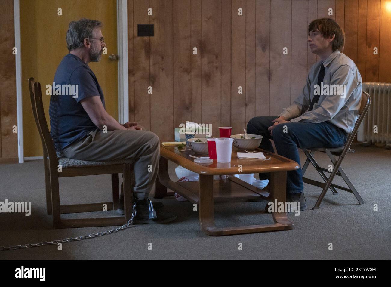THE PATIENT, from left: Steve Carell, Domhnall Gleeson, Issues ...