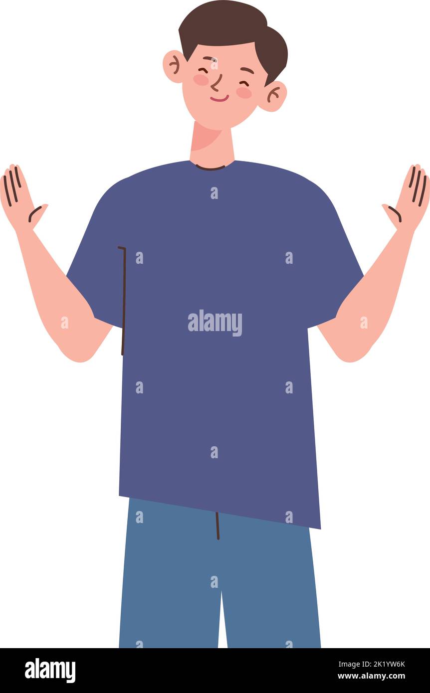 young korean man Stock Vector Image & Art - Alamy