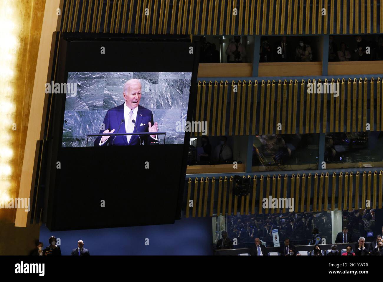 New York City, United States. 21st Sep, 2022. President Joe Biden ...
