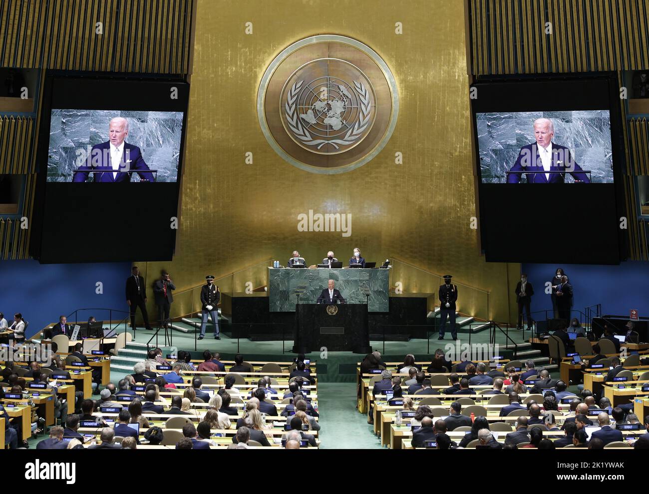 New York City, United States. 21st Sep, 2022. President Joe Biden ...