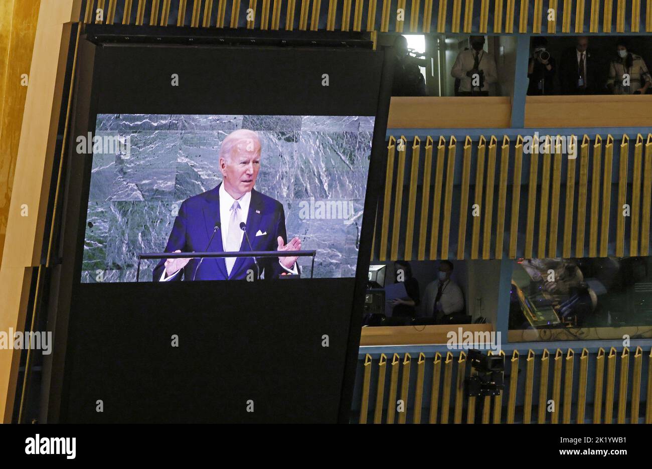 New York City, United States. 21st Sep, 2022. President Joe Biden ...