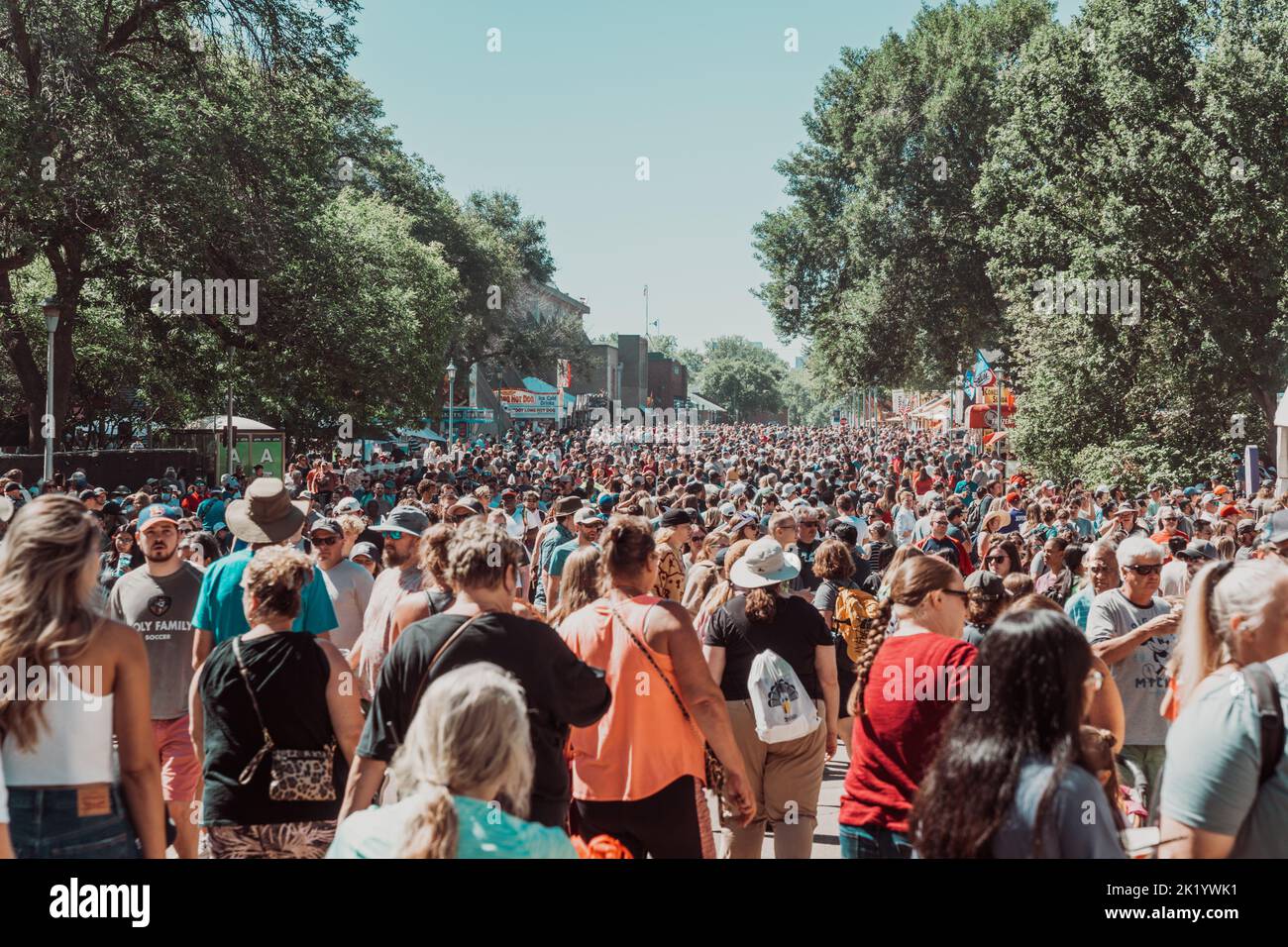 St. Paul, Minnesota - September 3, 2022: Crowds of people at the ...