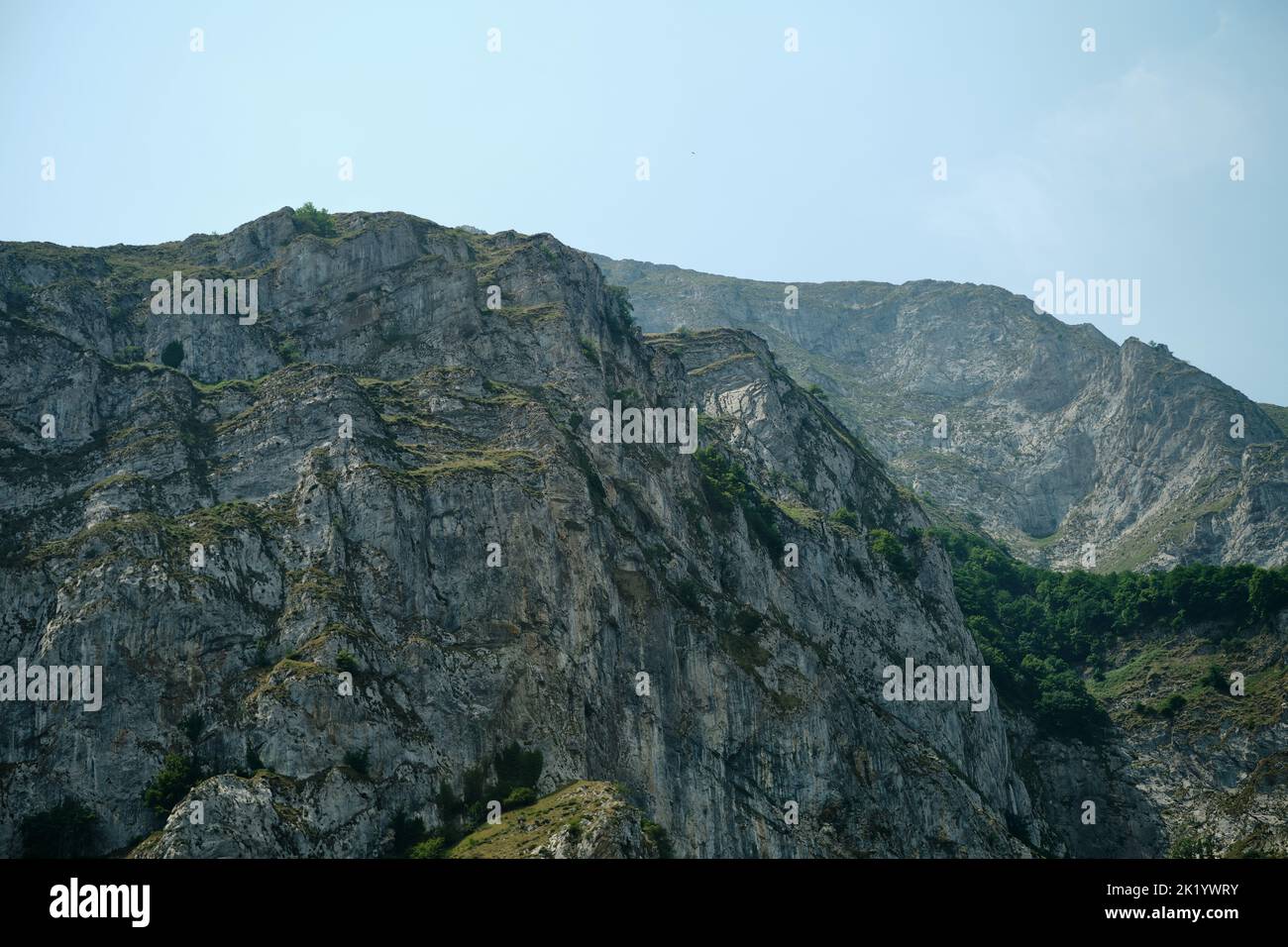 Close-up of the Picos de Europa (Peaks of Europe), a mountain range ...