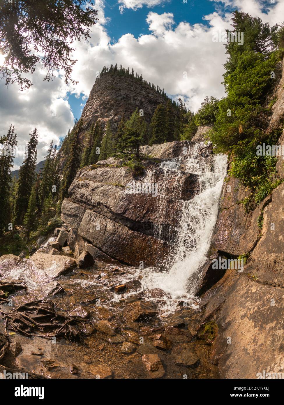 View of Big Beehive in Rocky Mountains of Banff, Alberta, Canada Stock ...