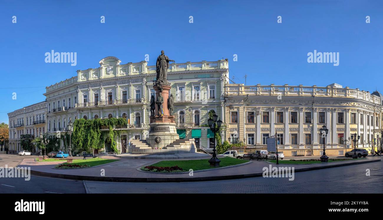 Catherine the Great Square in Odessa, Ukraine Stock Photo - Alamy