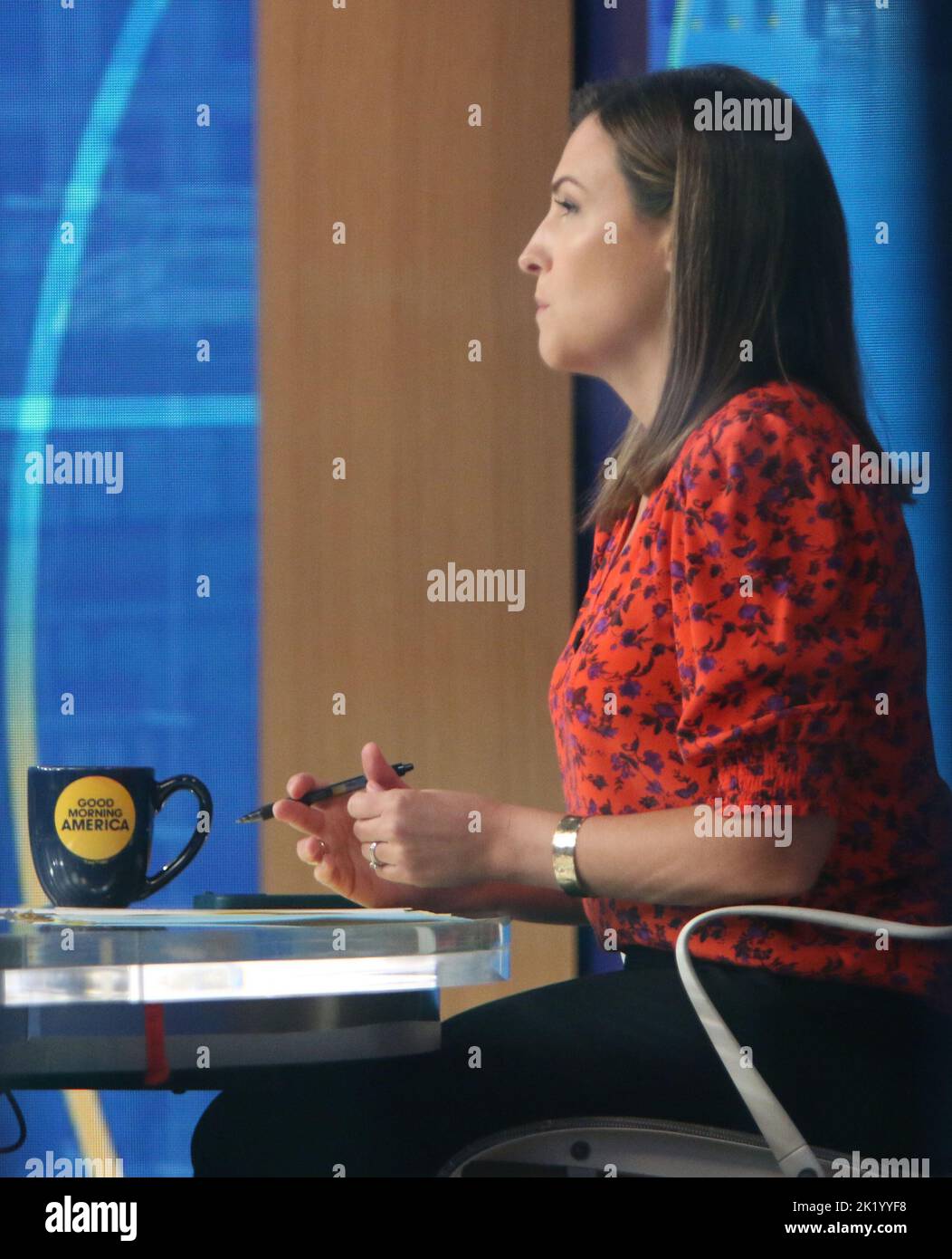 September 20 2022 Marry Bruce on the set of Good Morning America in New ...