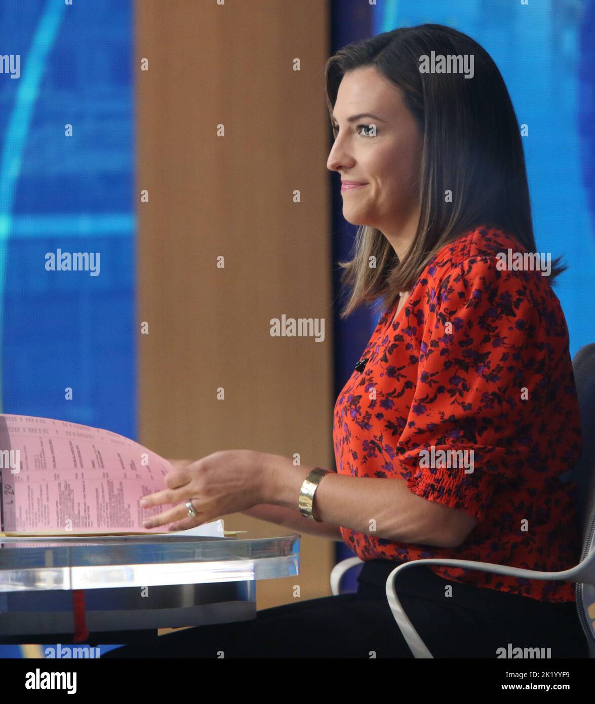 September 20 2022 Marry Bruce on the set of Good Morning America in New ...