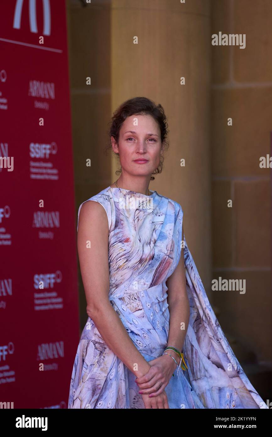 September 21, 2022, Donostia / San Sebastian, Euskadi, Spain: Vicky ...