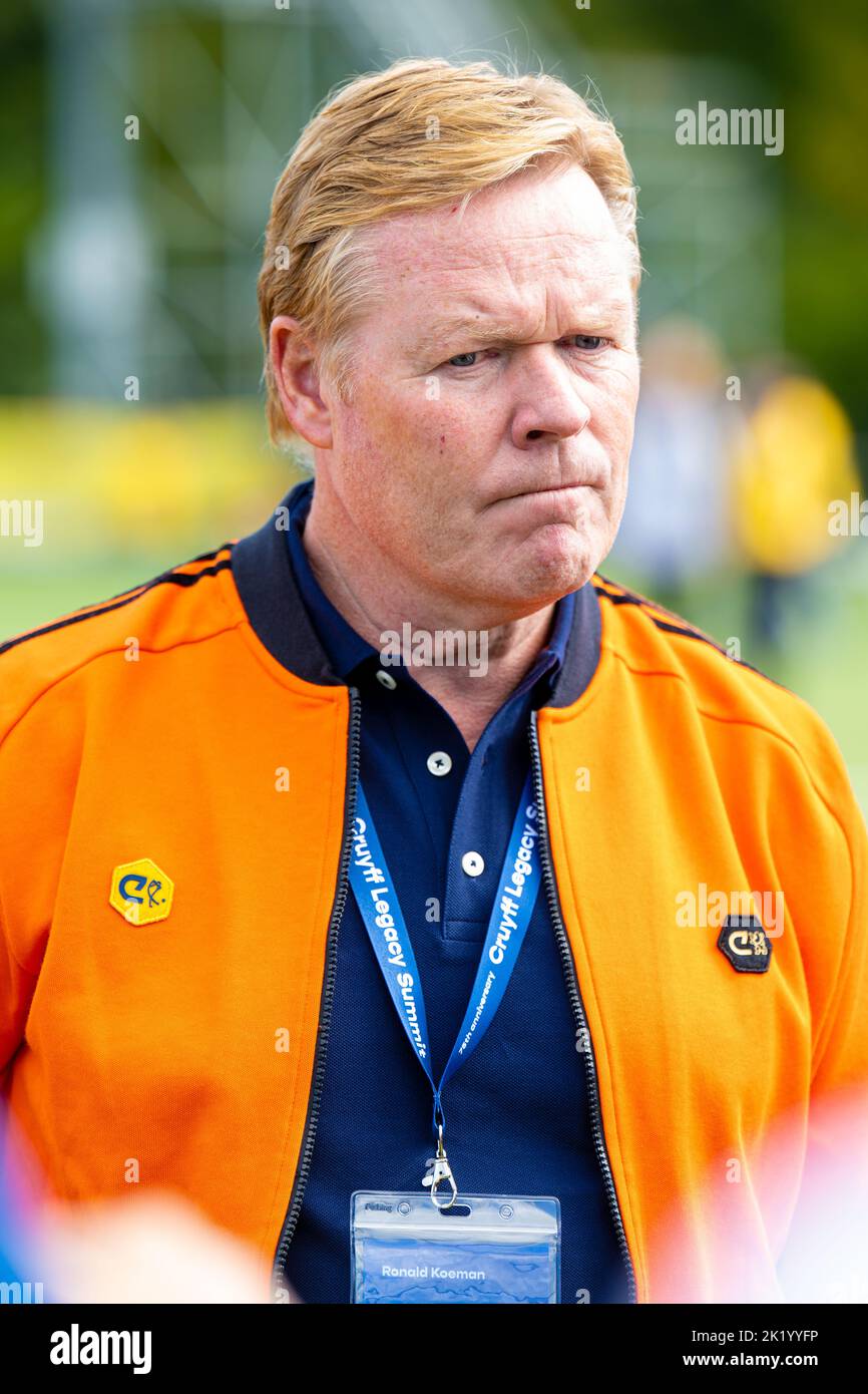 Amsterdam, The Netherlands - 21 Sept 2022, Ronald Koeman during the ... Amsterdam, The Netherlands - 21 Sept 2022, Ronald Koeman during the ...