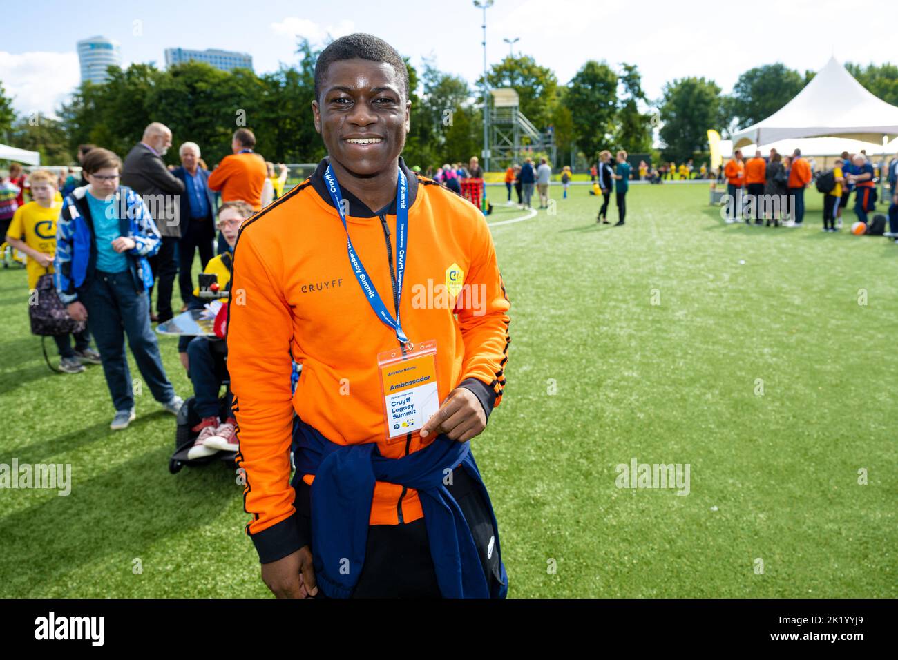 Amsterdam, The Netherlands - 21 Sept 2022, Aristote Ndunu during the ...