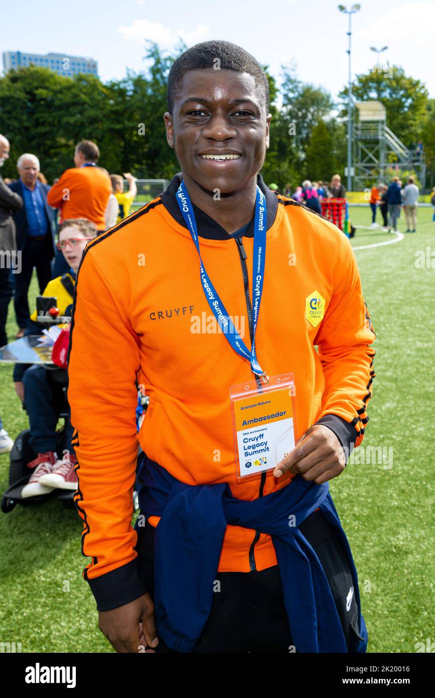 Amsterdam, The Netherlands - 21 Sept 2022, Aristote Ndunu during the ...