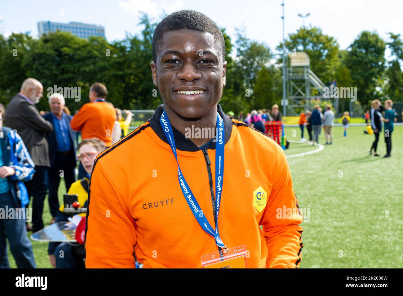 Amsterdam, The Netherlands - 21 Sept 2022, Aristote Ndunu during the ...