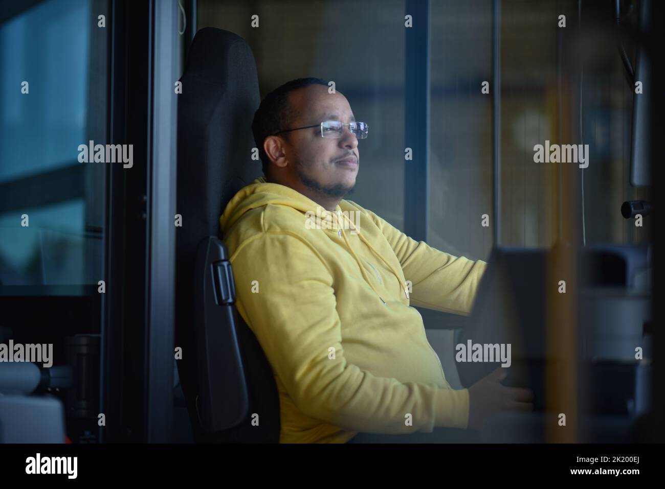 African bus driver hi-res stock photography and images - Alamy