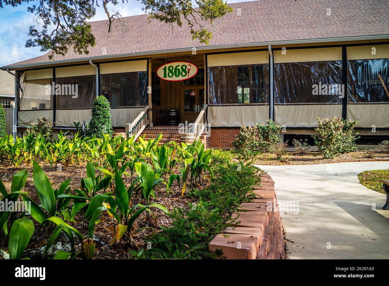 Tabasco Factory and Food Tour in Avery Island, Louisiana Stock Photo ...