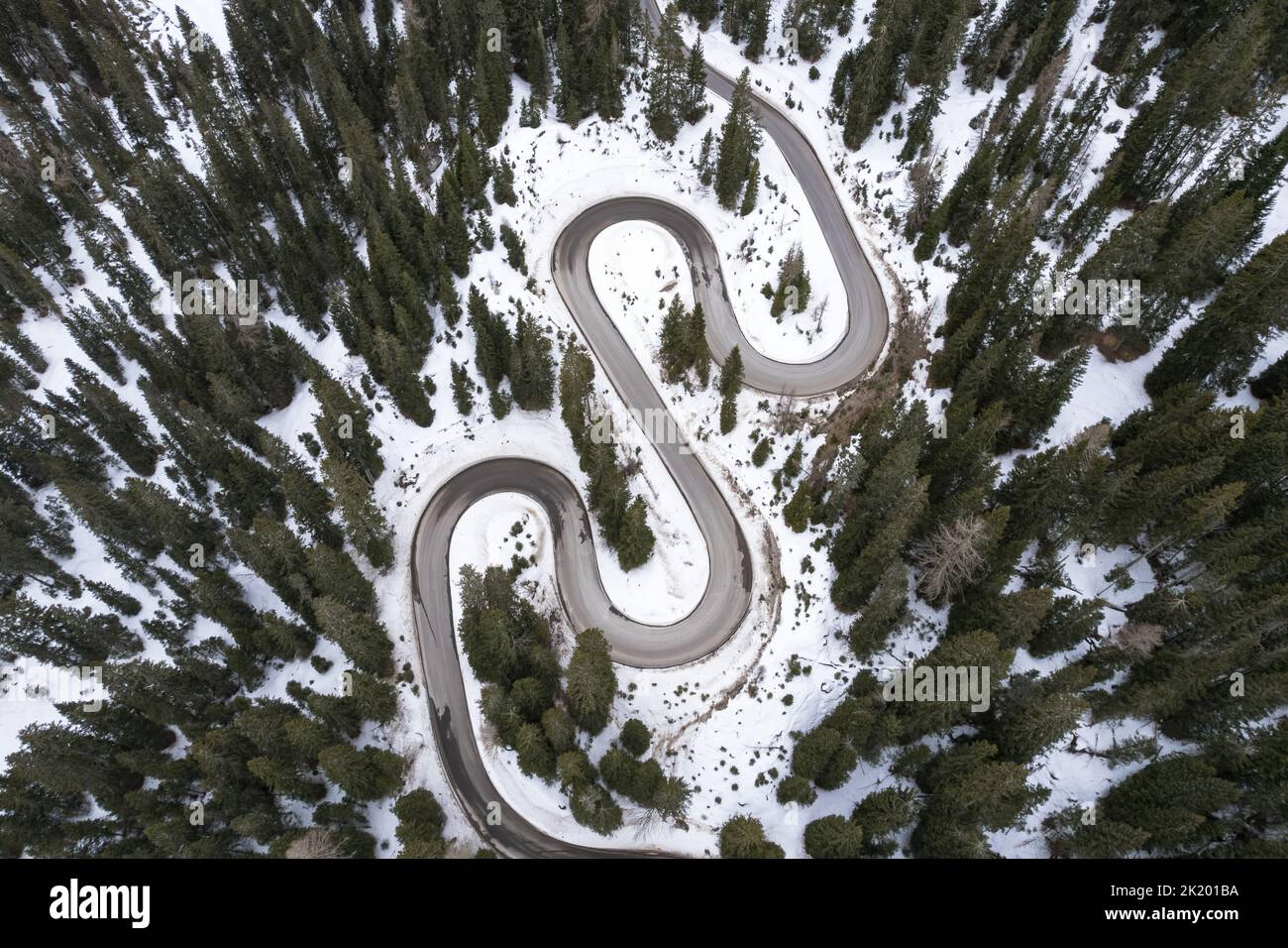 Aerial topdown shot road hi-res stock photography and images - Alamy