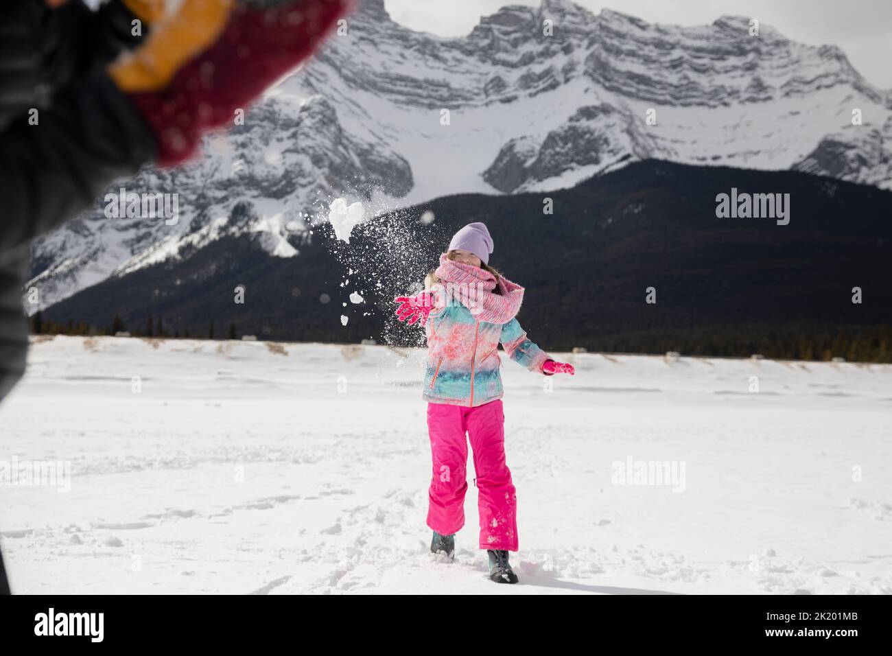 Portrait girl snowball hi-res stock photography and images - Alamy