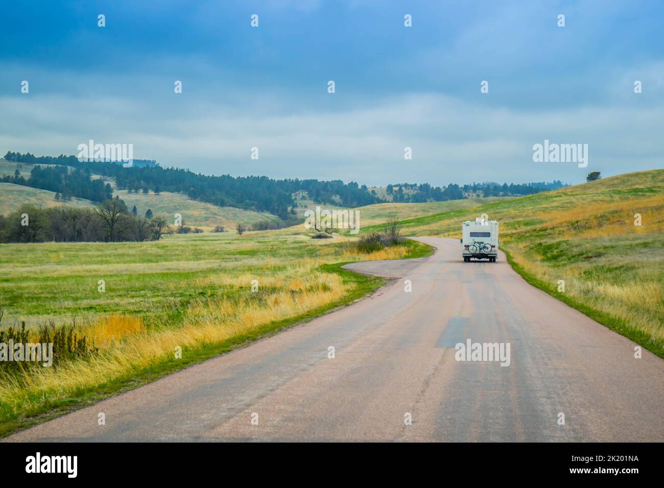 An awe inspiring landscape from Custer State Park, South Dakota Stock ...